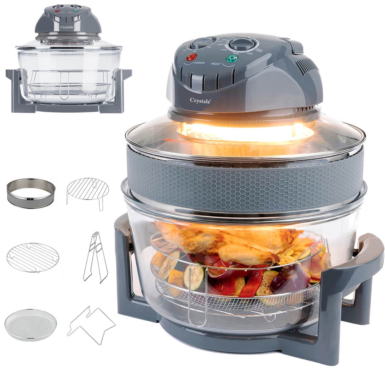 17L Electric Halogen Air Fryer - 1400W – Denny Shop UK