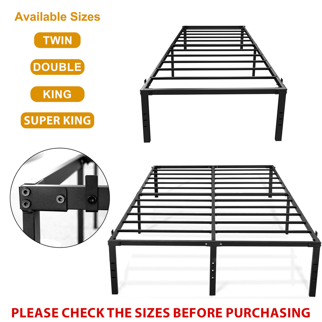 Twin Double Queen King Metal Beds Frame