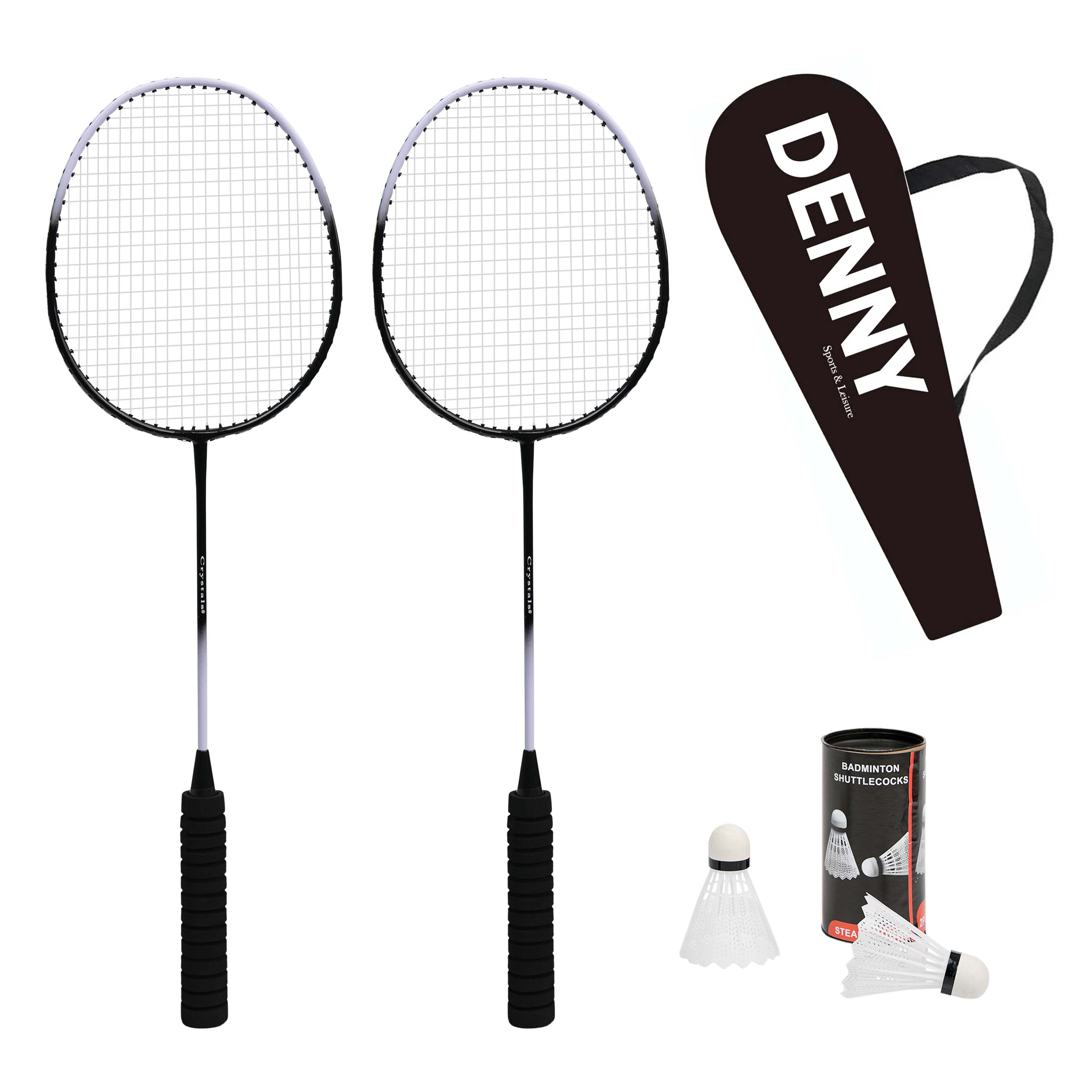 Beginners Badminton 2 Racket & Shuttlecocks – Denny Shop UK