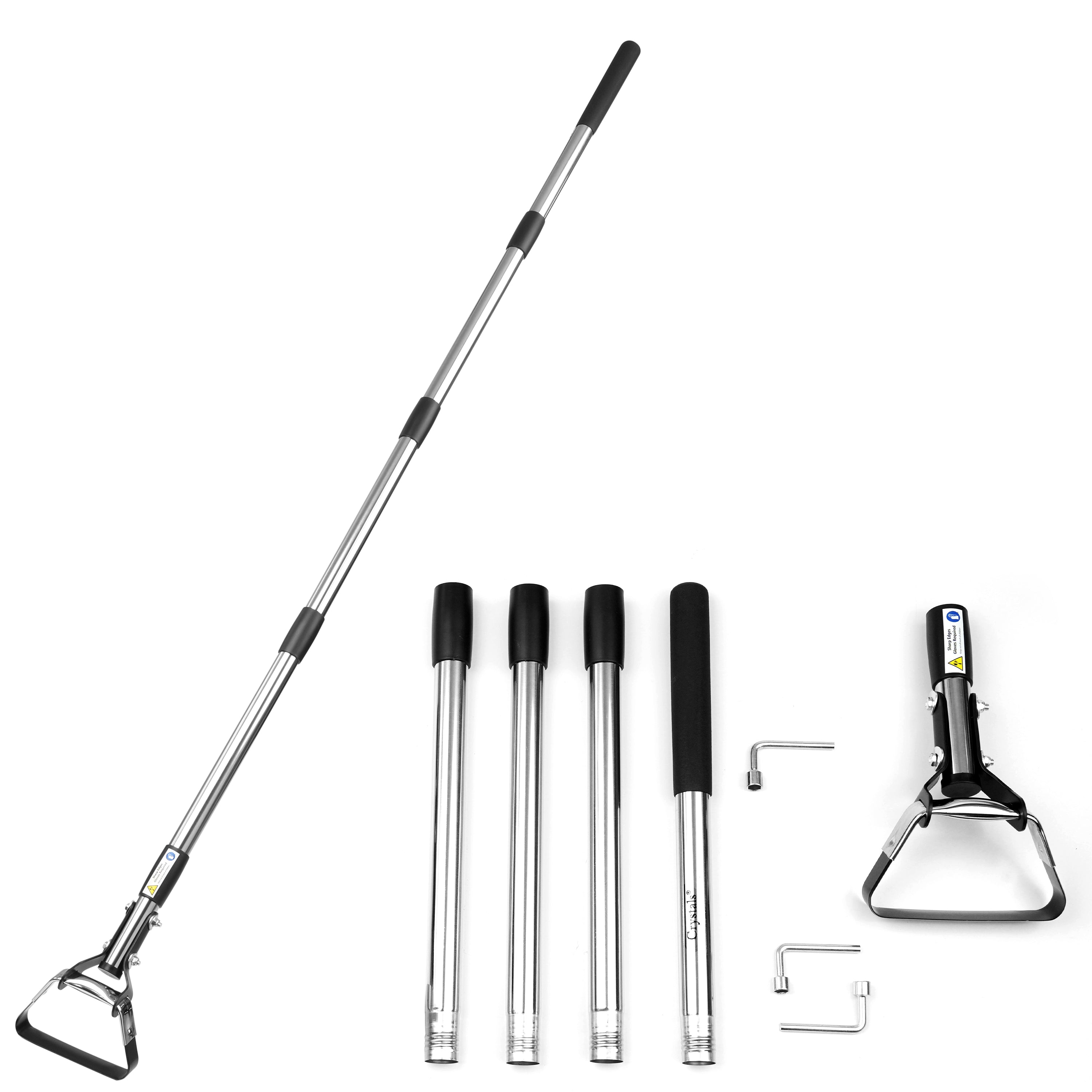 2 in 1 Garden Long Handle Thatch Rake + Hoe – Denny Shop UK