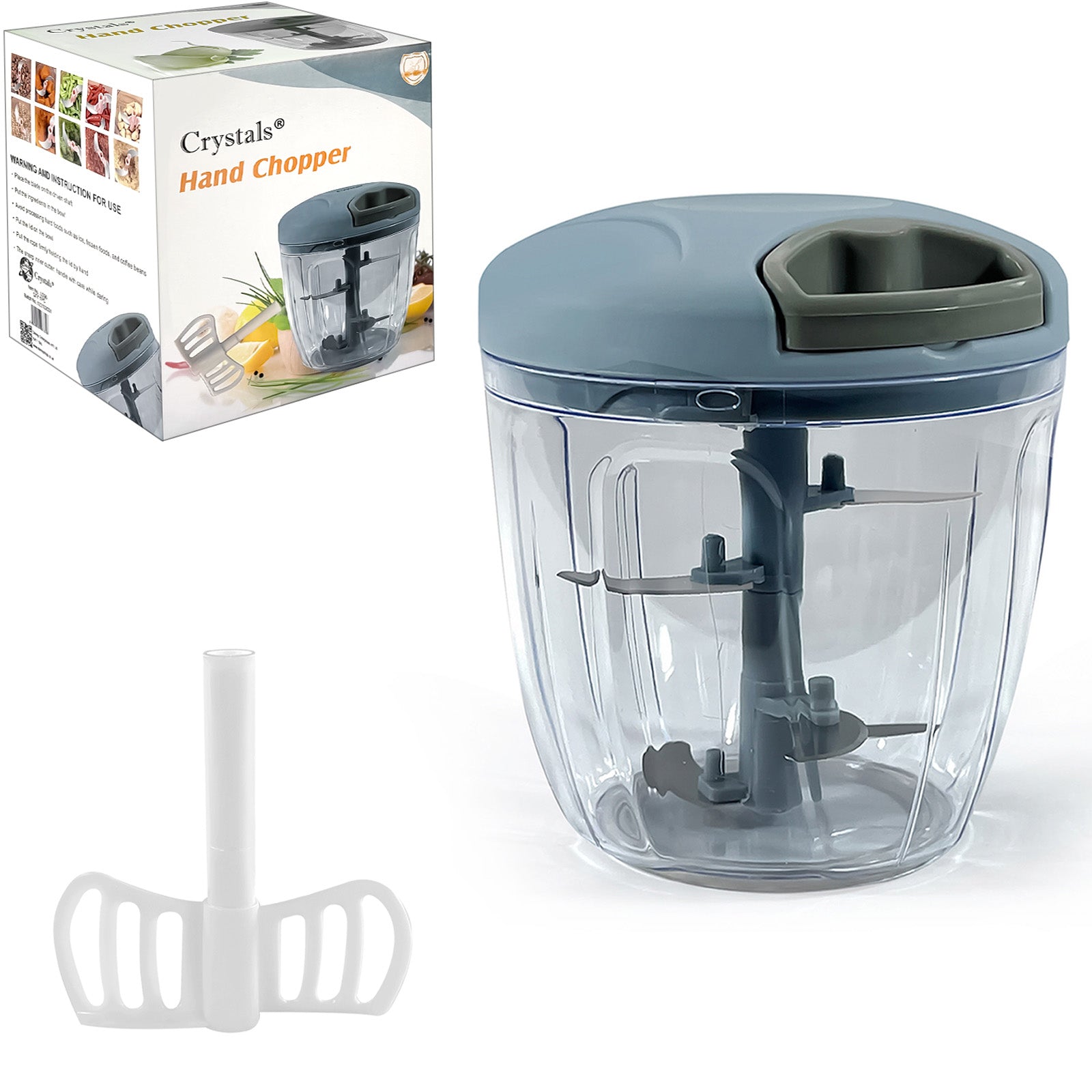 Manual Food Chopper with Pull String | Dennyshop UK – Denny Shop UK