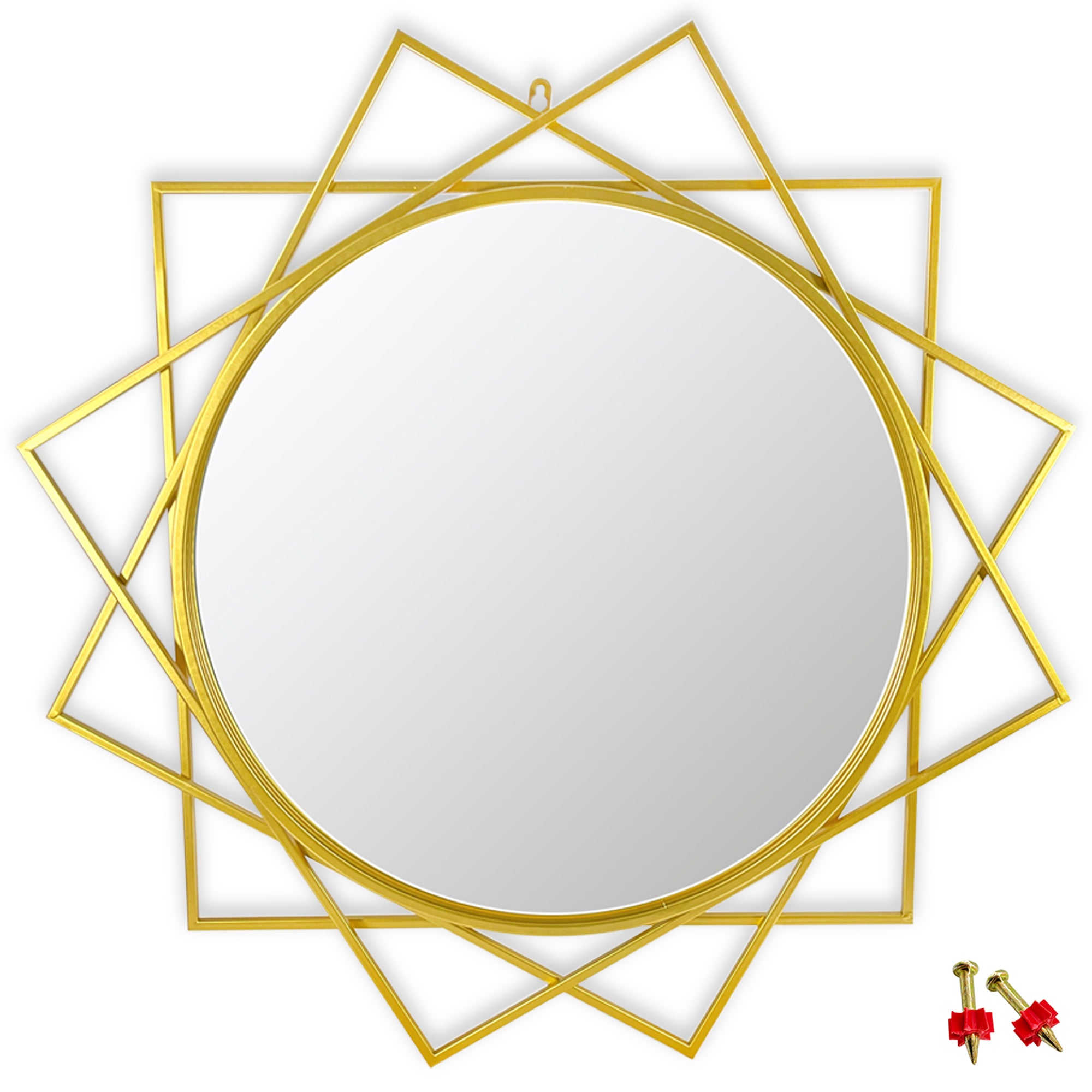 Polygonal Large Wall Mounted Mirror | Dennyshop UK – Denny Shop UK