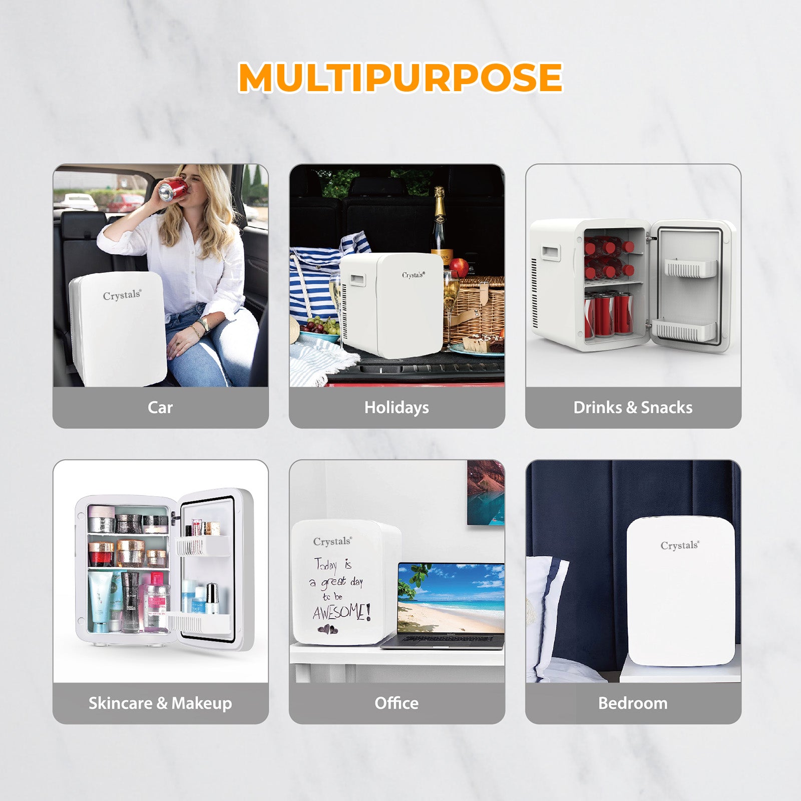 15L Compact Refrigerator Mini Electric Fridge – Dennyshop UK